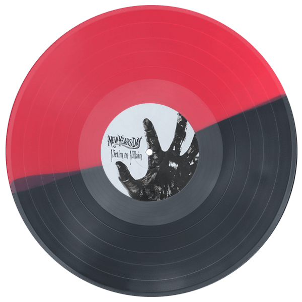 New Years Day - Victim To Villain LP (Red / Black Split) – Static Era Records